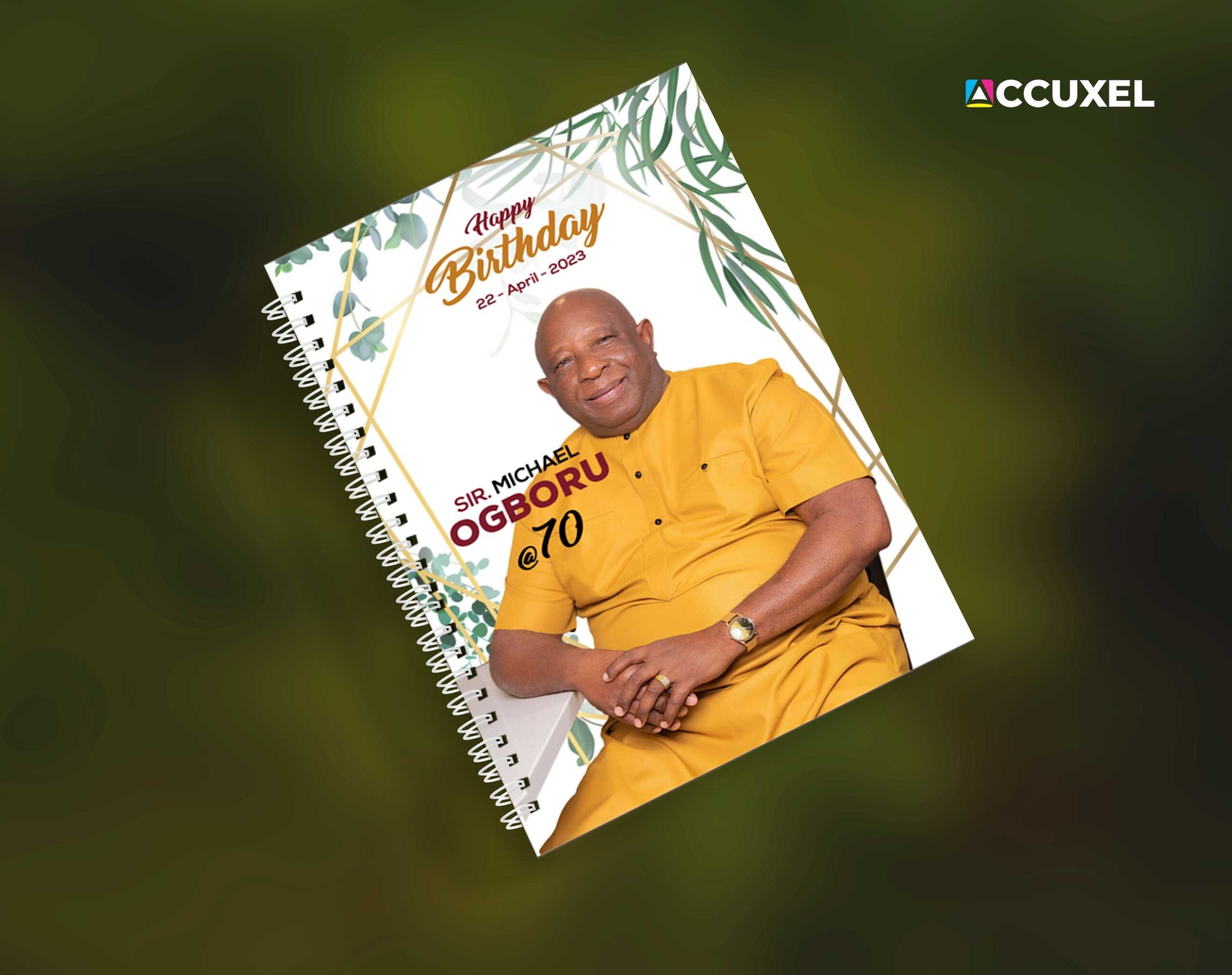 Get Custom 70th Birthday Jotter Design And Printing - Design And ...