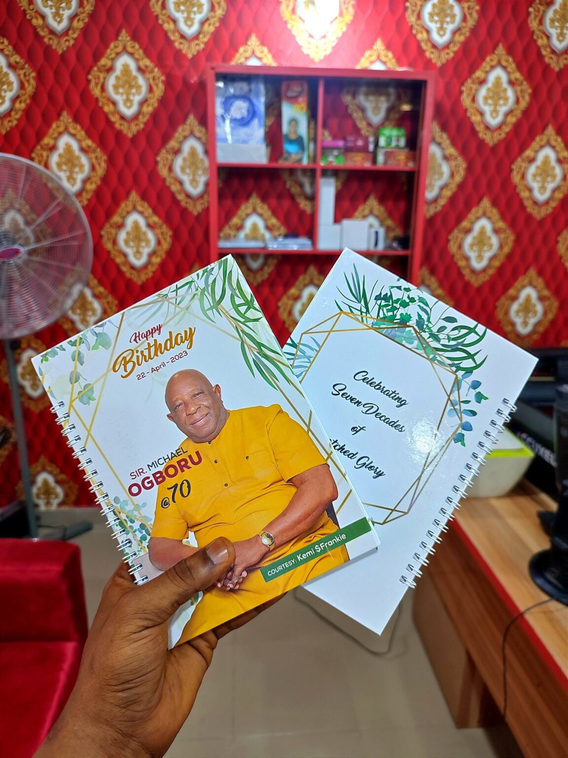 Get Custom 70th Birthday Jotter Design And Printing - Design And ...