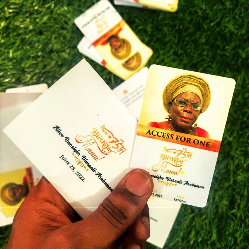 Get Custom 80th Birthday Access Cards With Envelope Design & Printing ...