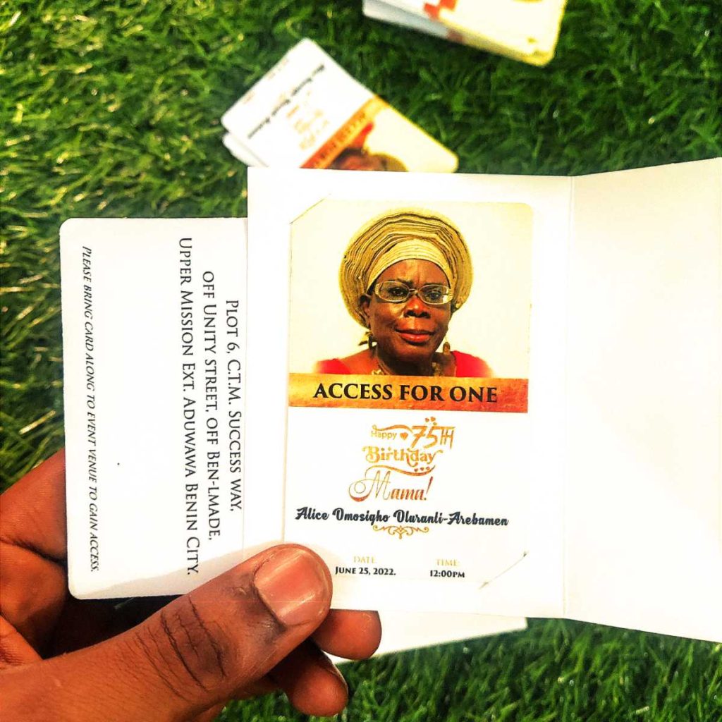 Get Custom 80th Birthday Access Cards With Envelope Design & Printing ...