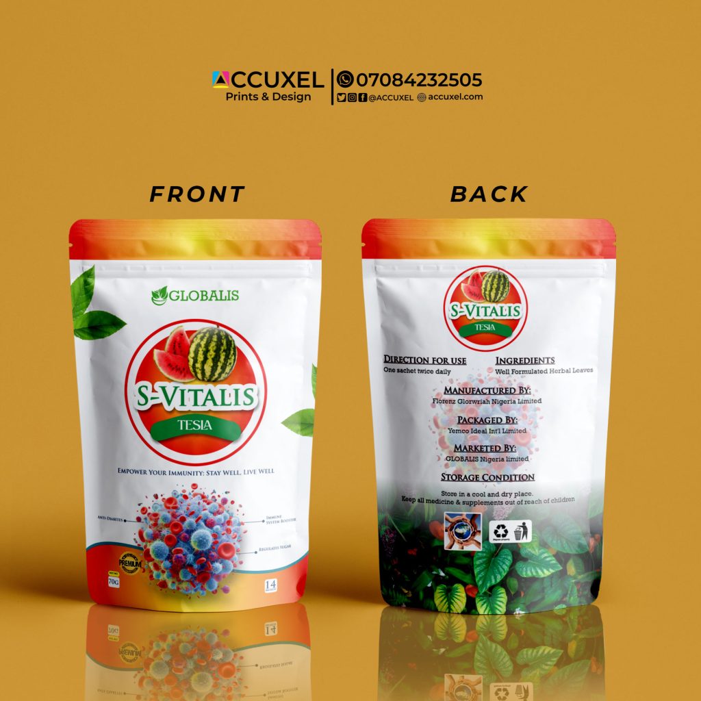 Get Custom Supplement Packaging Pouch Design And Printing (Low Minimum ...