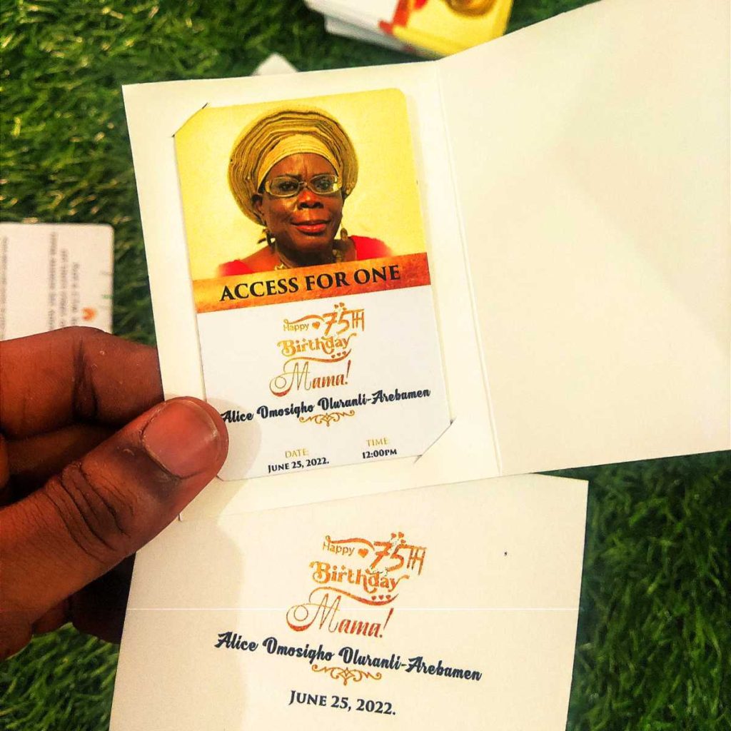 Get Custom 80th Birthday Access Cards With Envelope Design & Printing ...