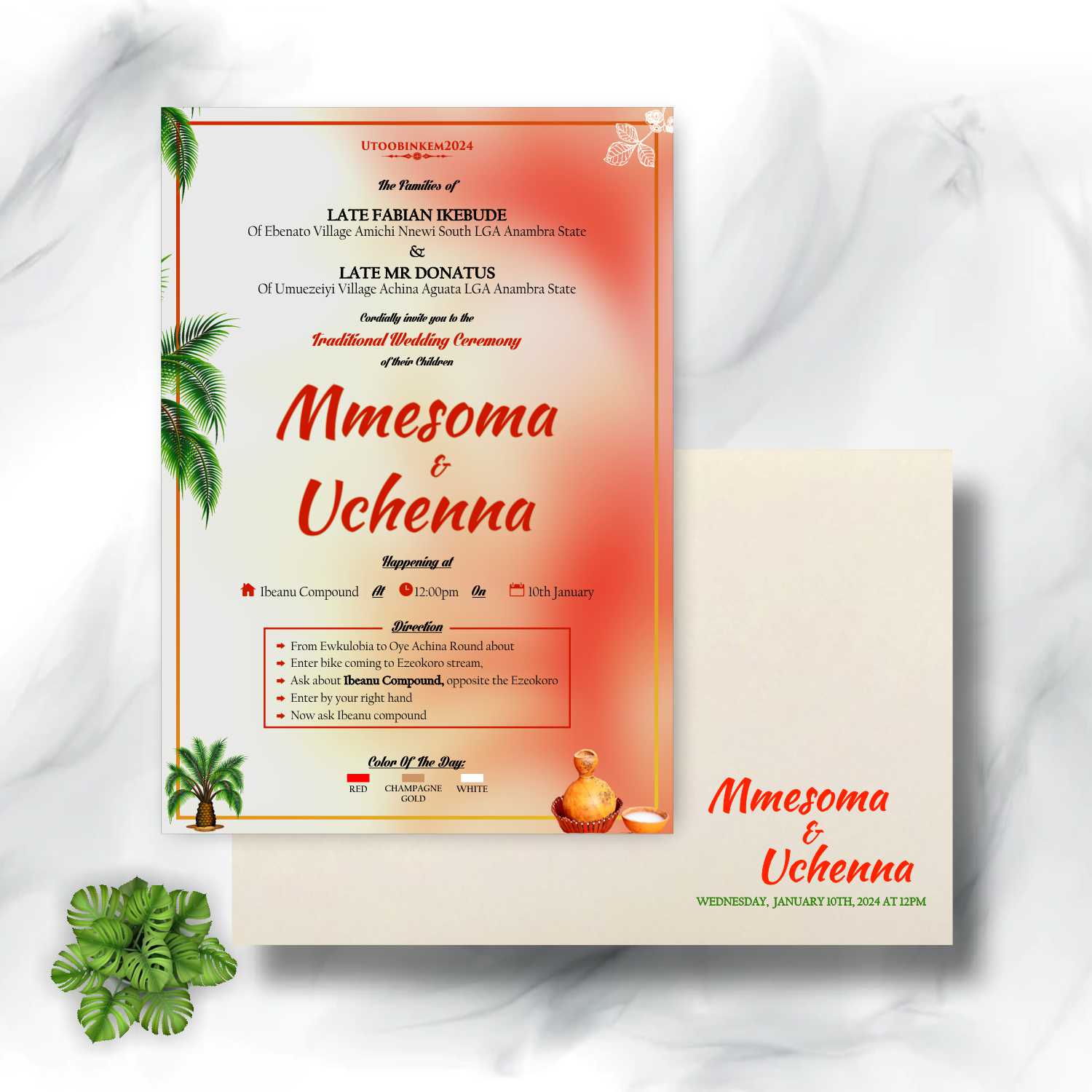 Get Igbo Traditional Wedding Invitation Cards Design And Printing ...