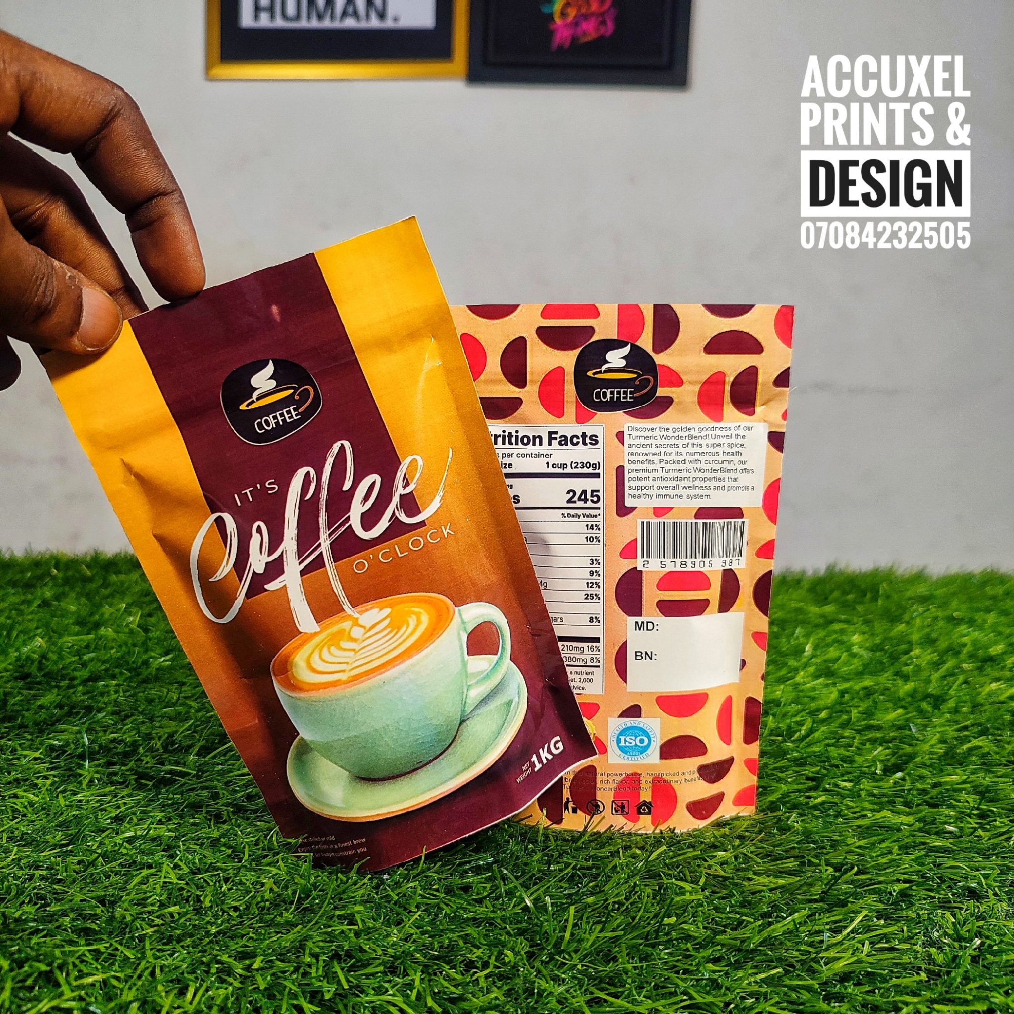 Get Custom Coffee Pouch Packaging Design And Printing (Low Minimum ...