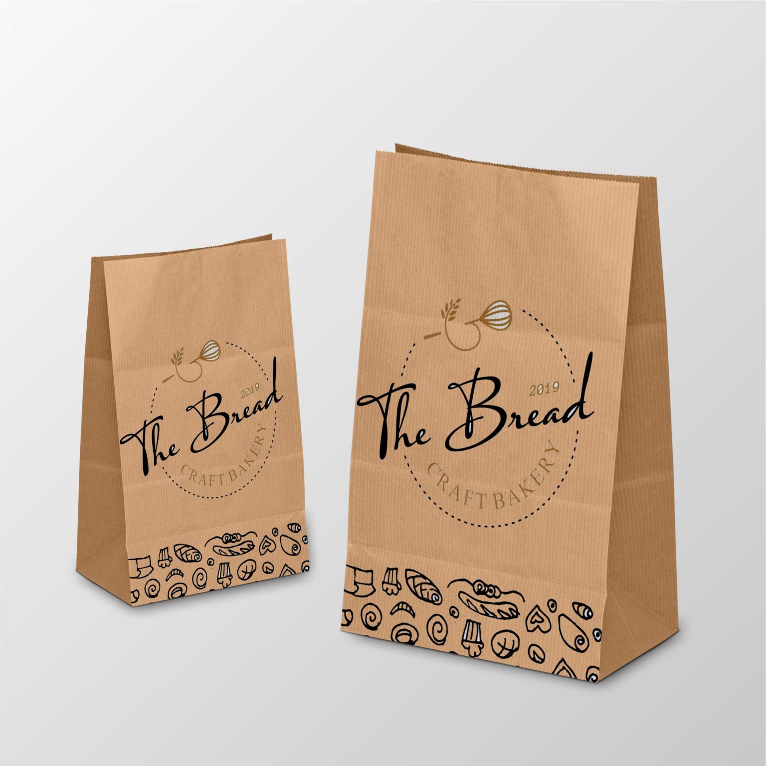Get Custom Bread Paper Bags Design And Printing - Design And Printing ...