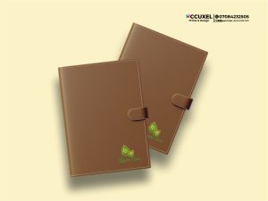 Get Custom Brown Leather Notebook Design And Printing In Nigeria ...