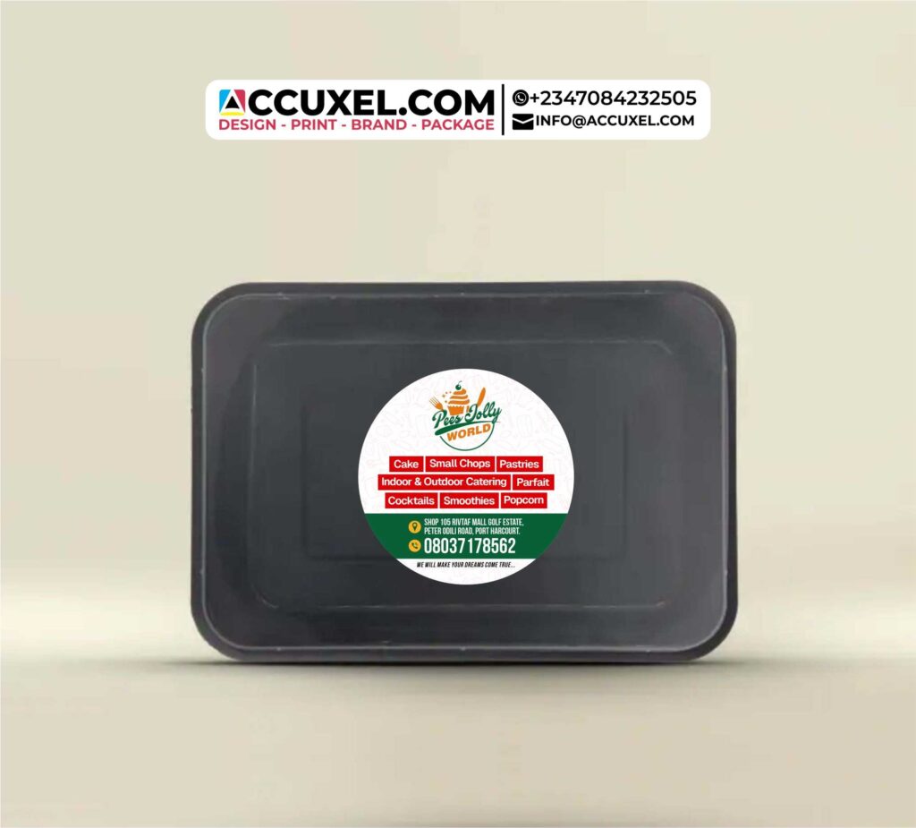 Get Custom Circle Food Packaging Label Stickers Design Printing ...