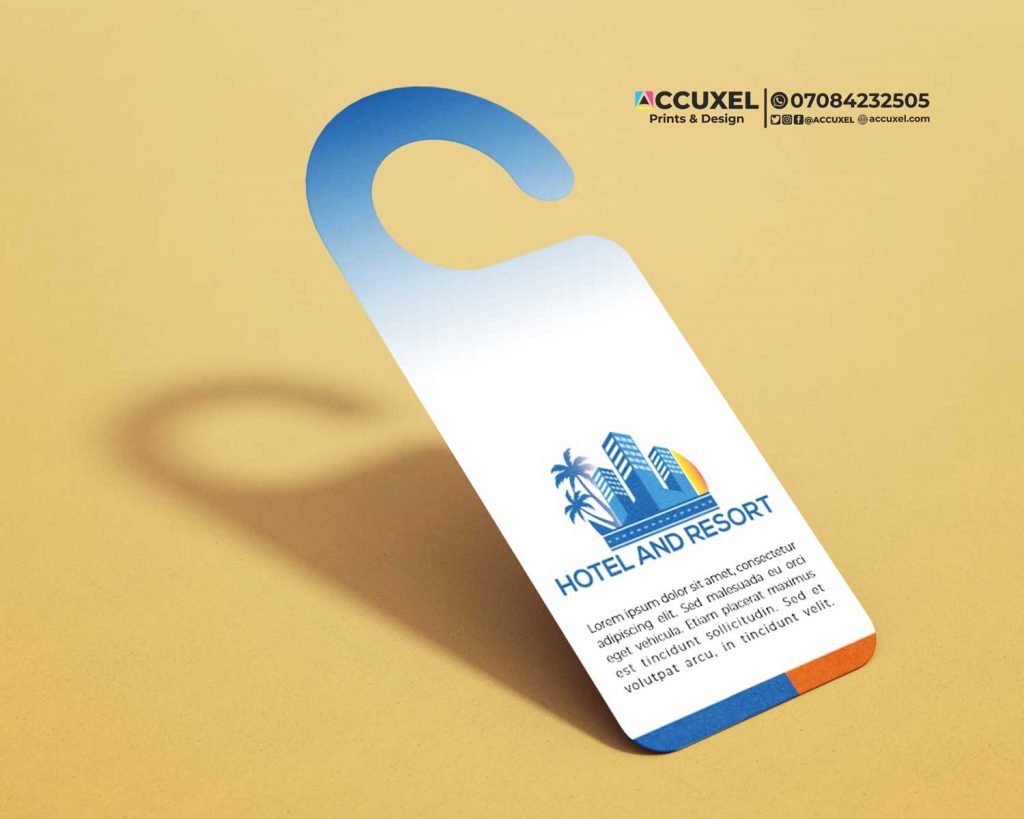 Get Custom Door Hang Tags Design And Printing In Nigeria - Design And ...