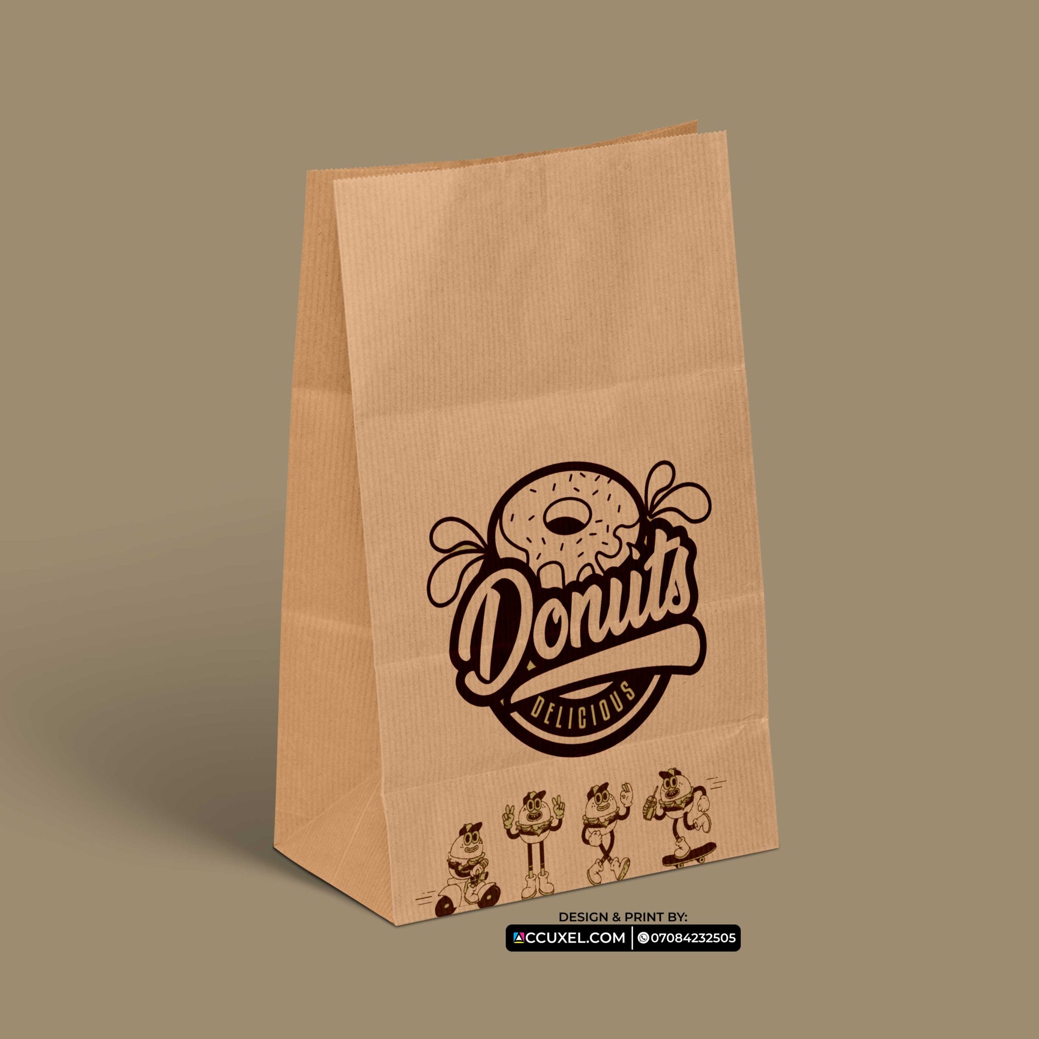 Get Custom Food Paper Bags Design And Printing - Design And Printing ...