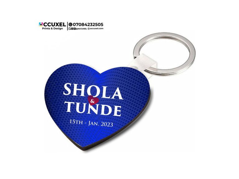 Get Custom Heart Shape MDF Keychain Design And Printing In Nigeria ...