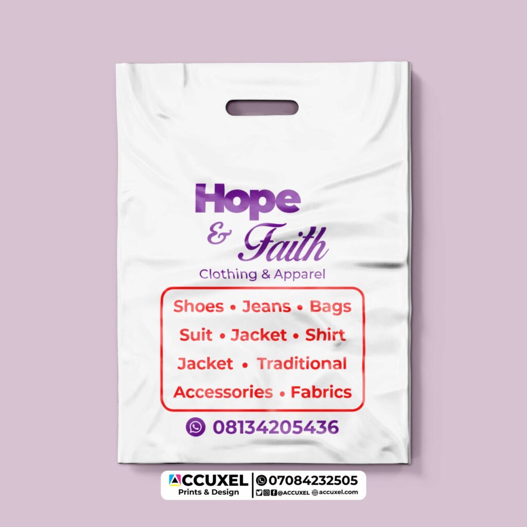 Get Custom Printed Packaging Polybag Nylon For Boutique - Design And ...
