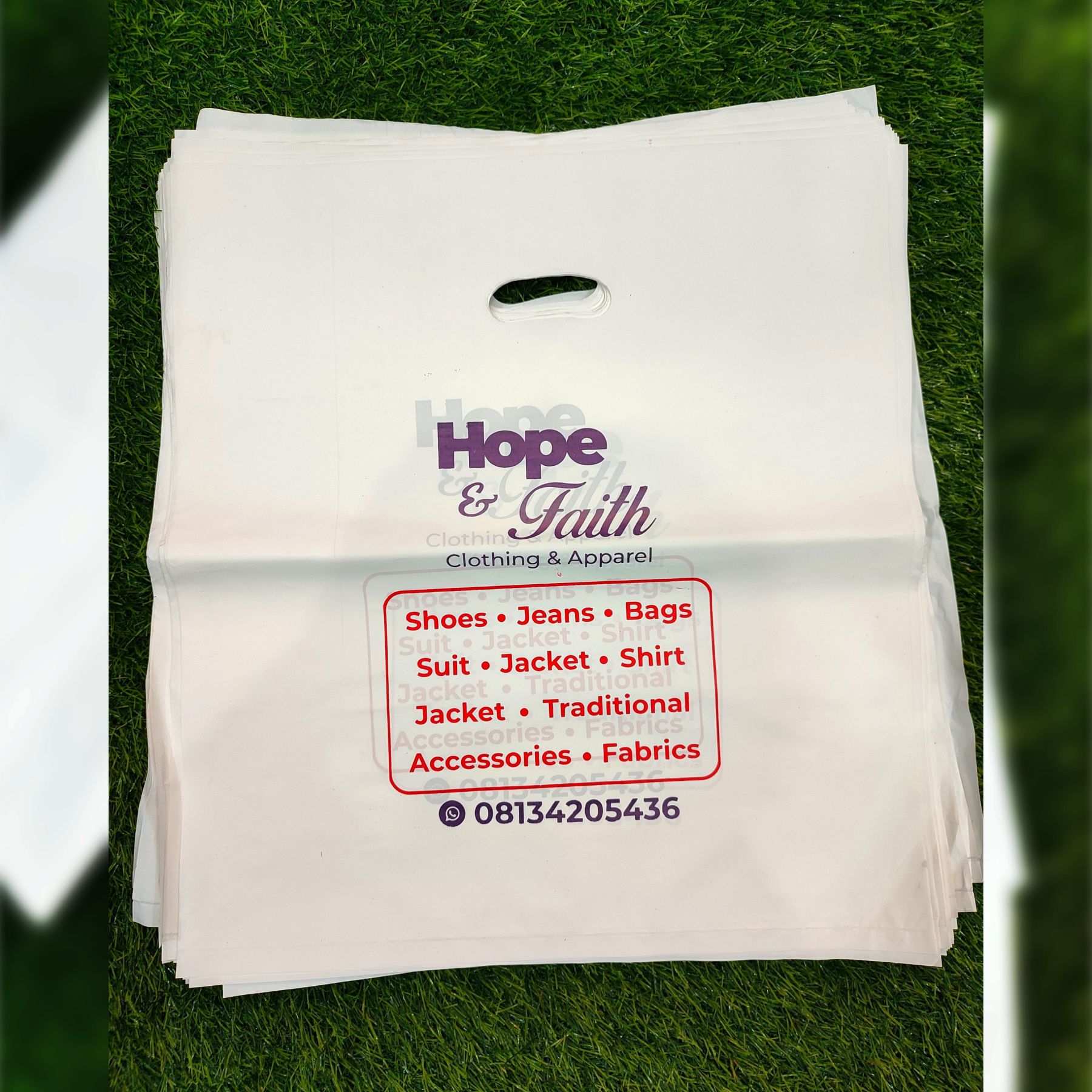Get Custom Printed Packaging Polybag Nylon For Boutique - Design And ...