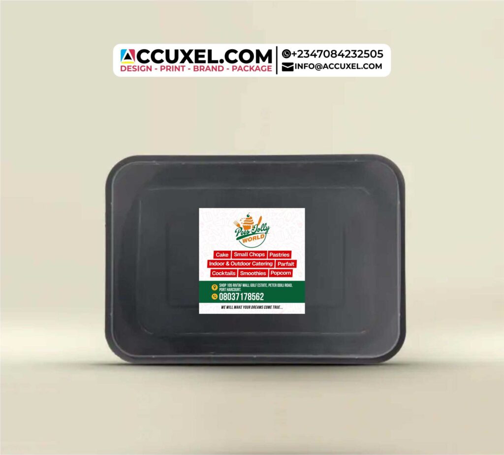 Get Custom Rectangle Food Packaging Label Stickers Design Printing ...