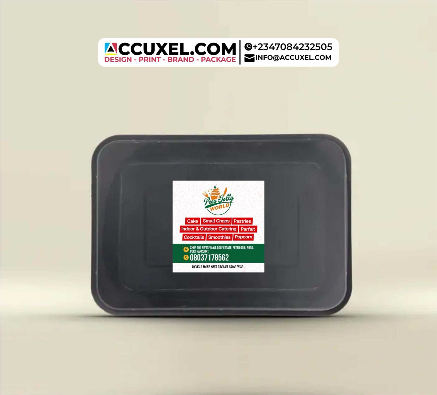 Get Custom Rectangle Food Packaging Label Stickers Design Printing ...