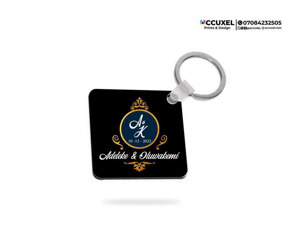 Get Custom Square Shape MDF Keychain Design And Printing In Nigeria ...