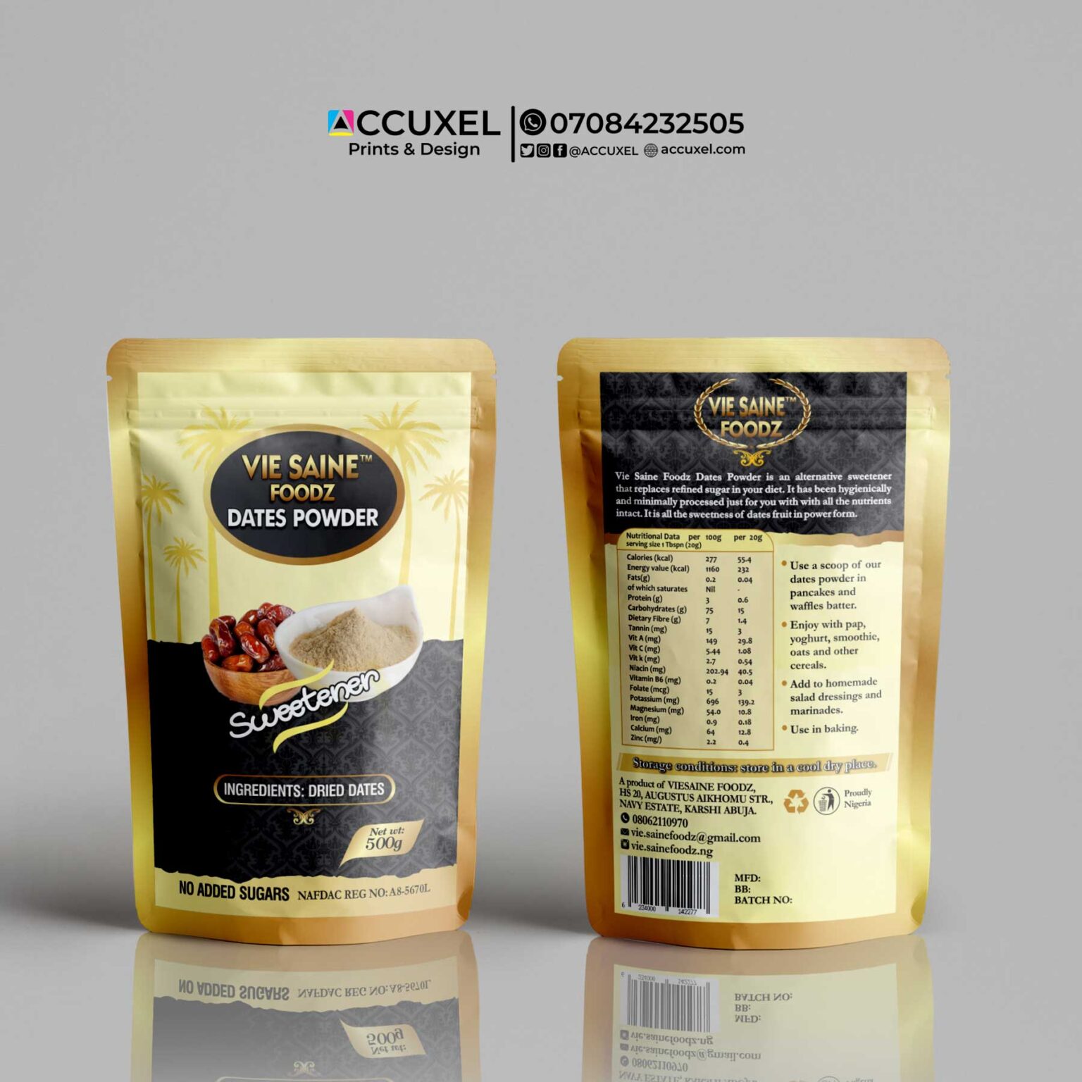 Get Custom Printed Stand Up Pouches With Low Minimum Order - Design And ...