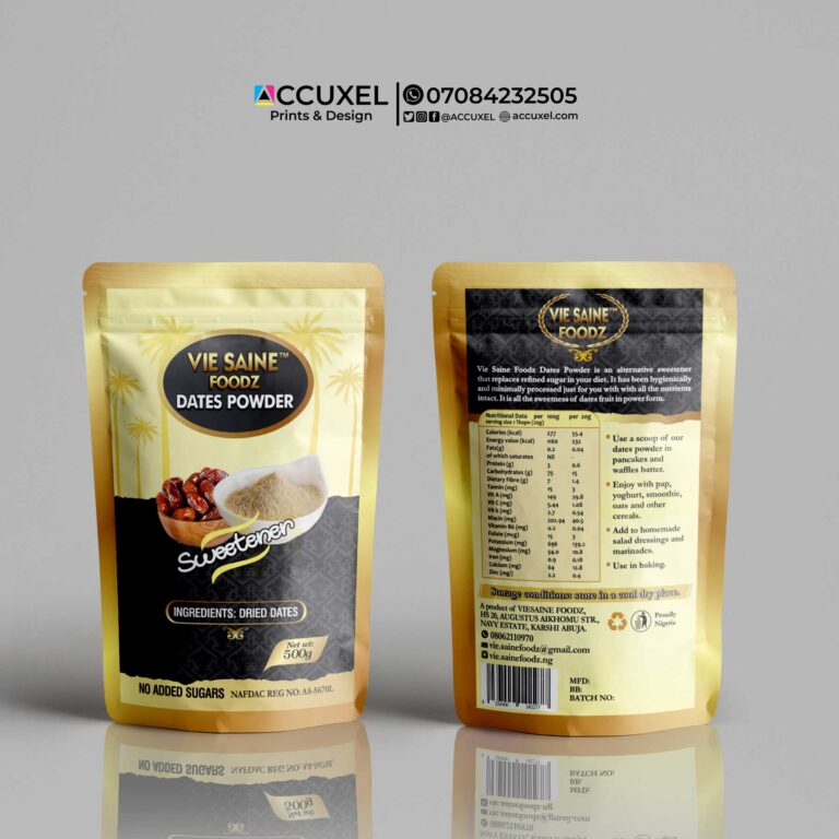 Get Custom Printed Stand Up Pouches With Low Minimum Order - Design And ...