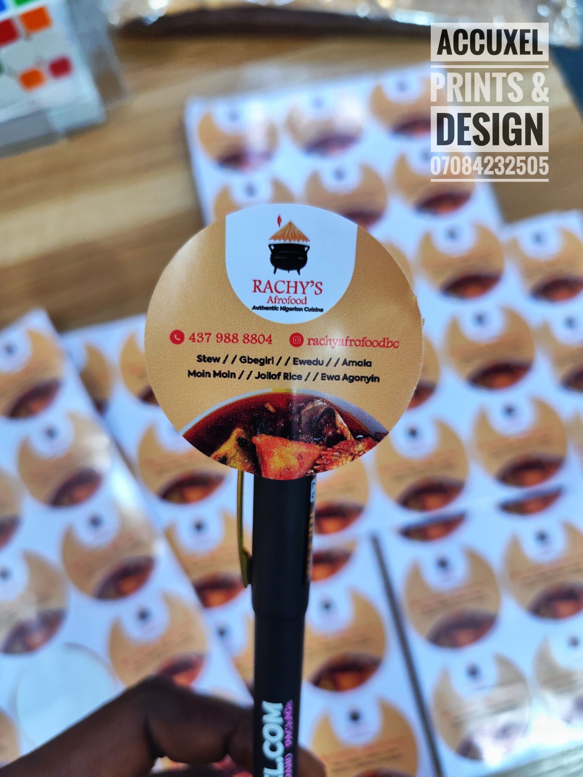 Get Custom Round Food Packaging Label Stickers Design And Printing ...