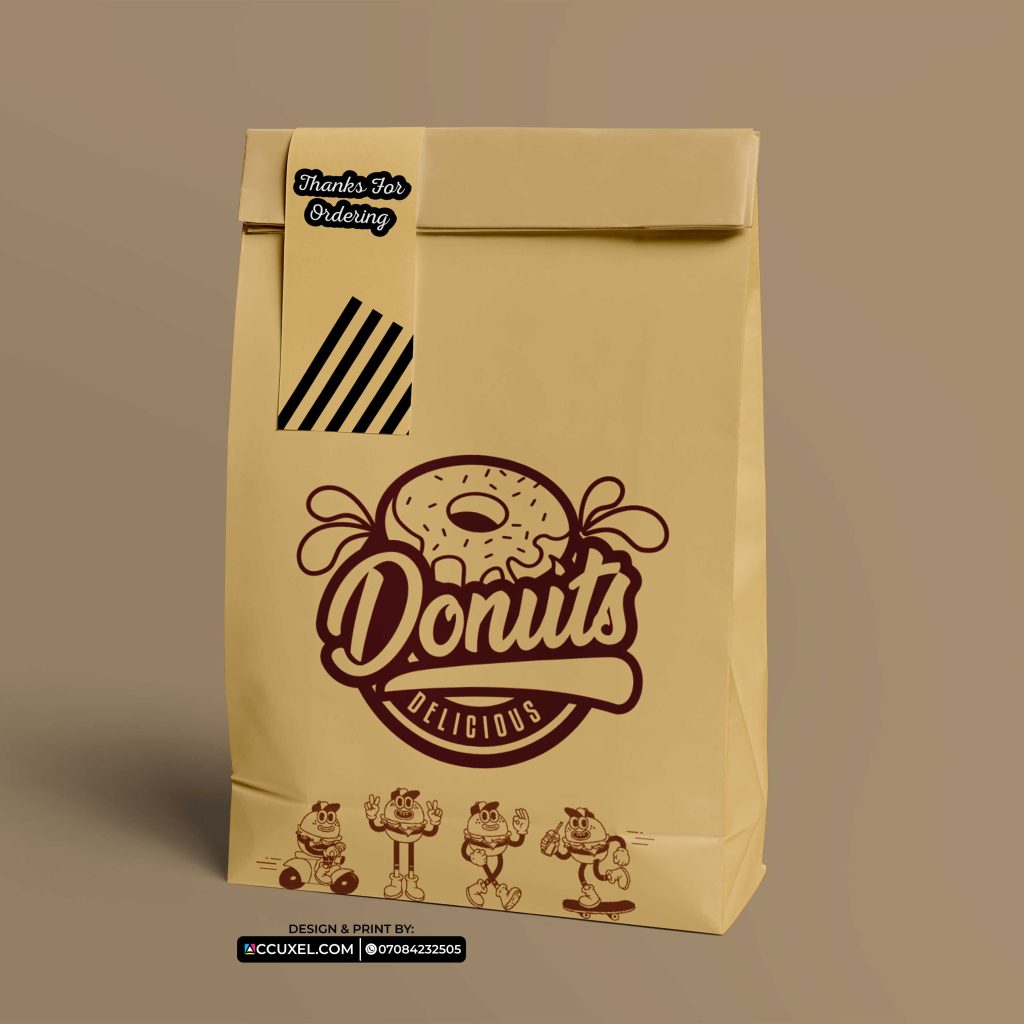 Get Custom Food Paper Bags Design And Printing - Design And Printing ...