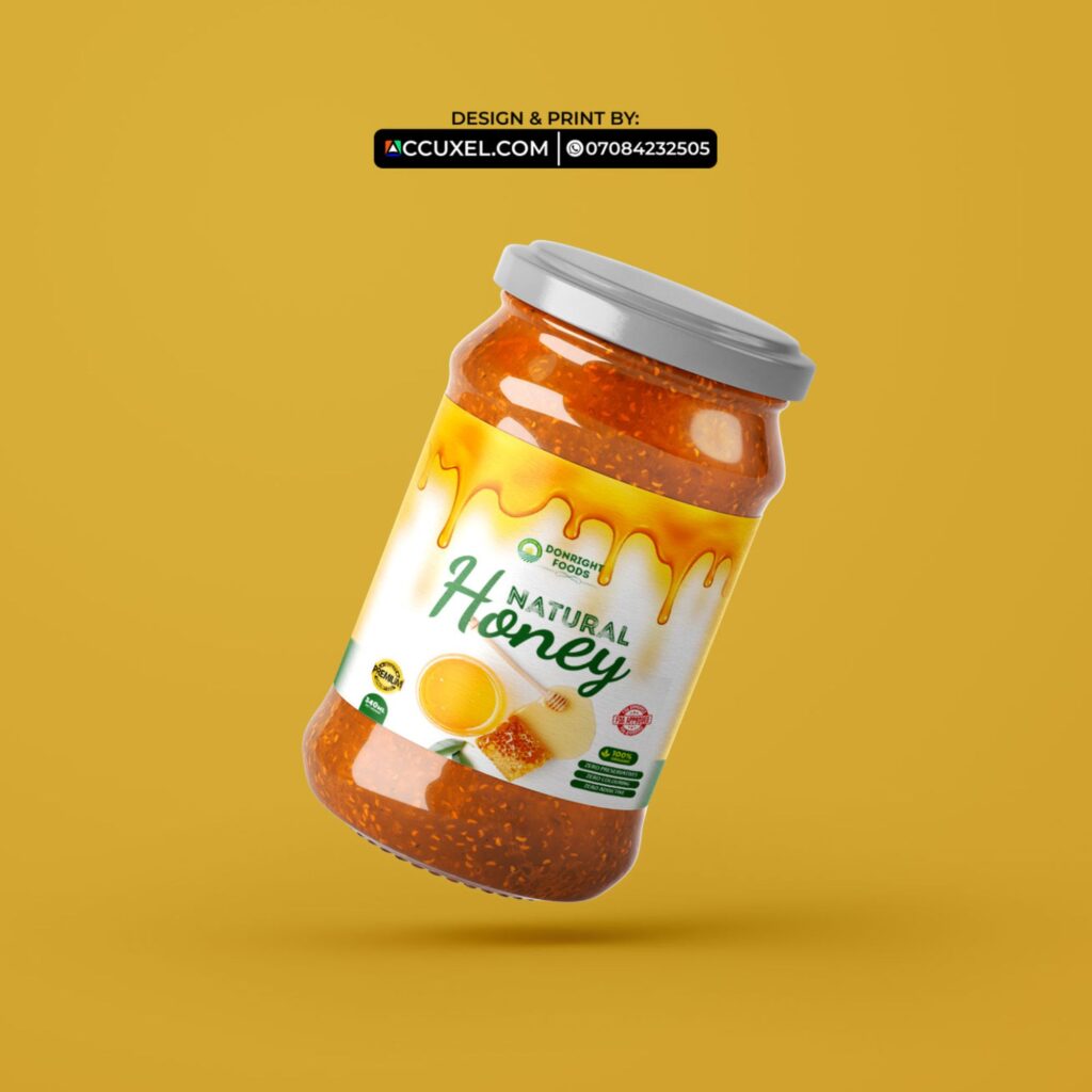 Get Custom Honey Jar Label Stickers Design And Printing - Design And ...