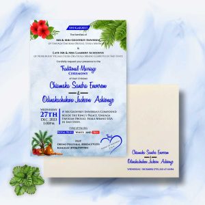 Get Igbo Traditional Wedding Invitation Cards Design And Printing ...