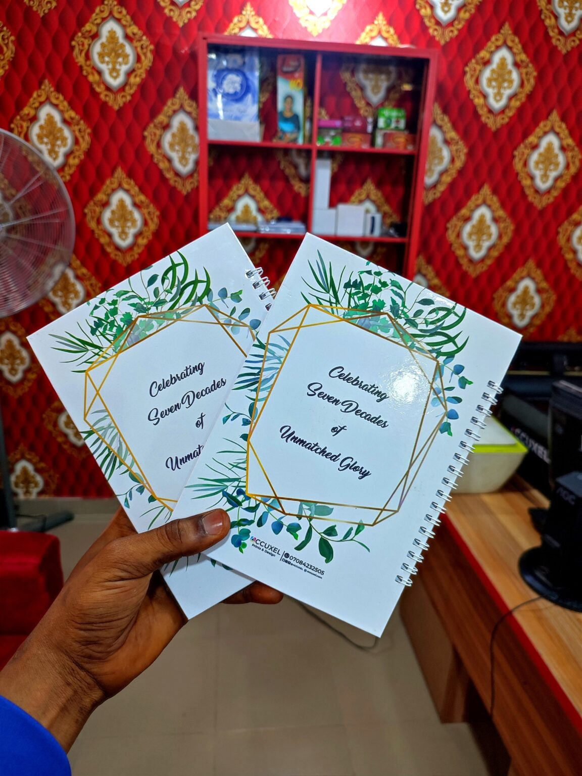 Get Custom 70th Birthday Jotter Design And Printing - Design And ...