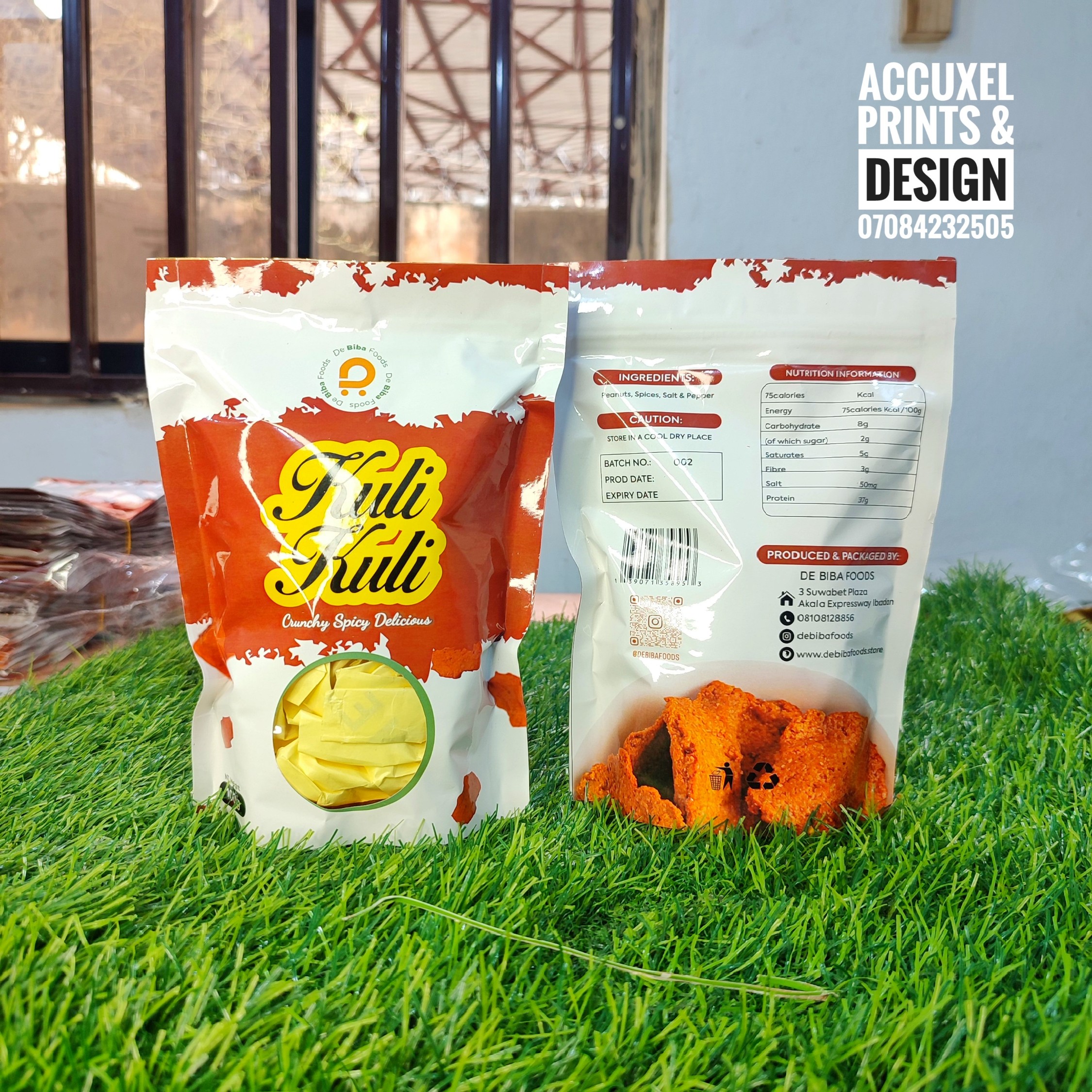 Get Kuli Kuli Snacks Pouch Packaging Design And Printing (Low Minimum Order) - Design And ...