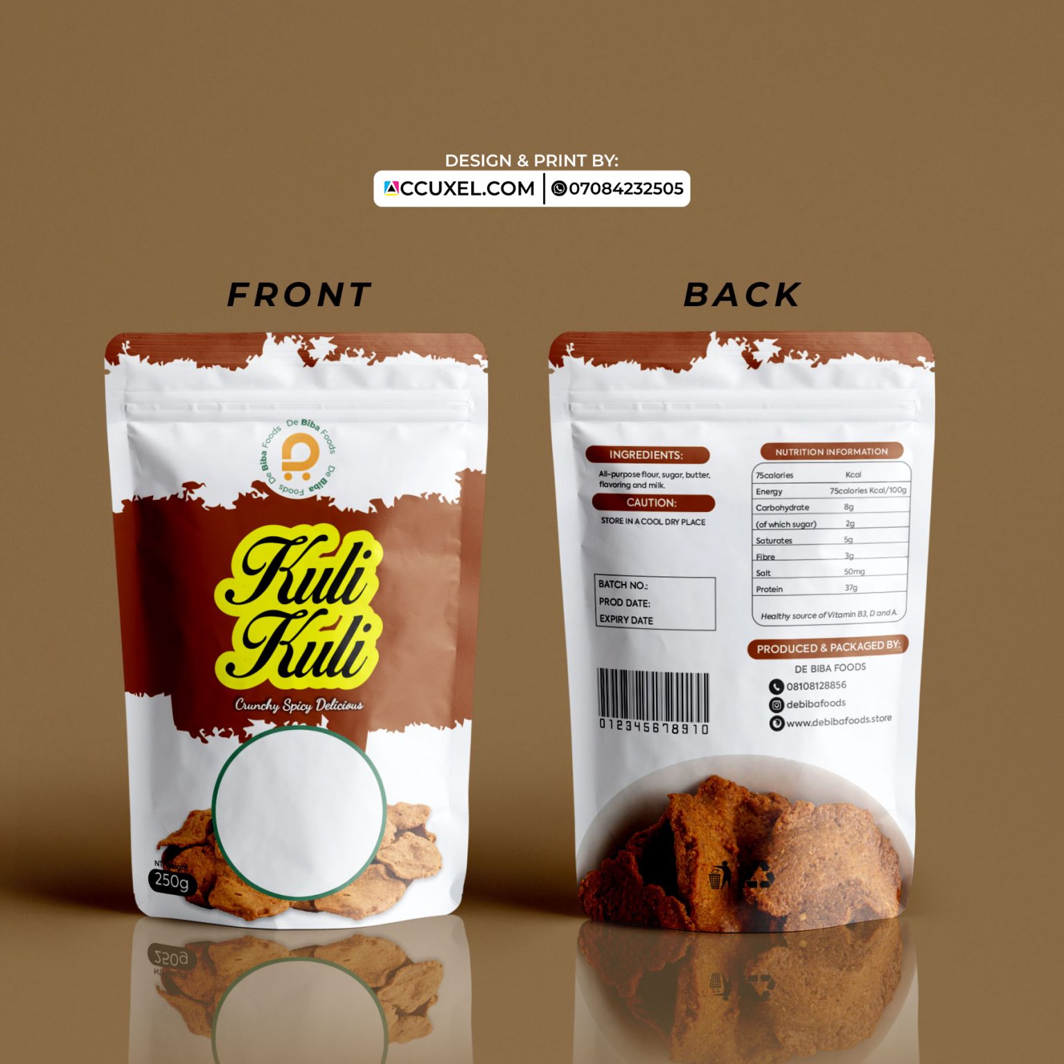 Get Custom Dry Fruits Pouch Packaging Design And Printing (Low Minimum ...