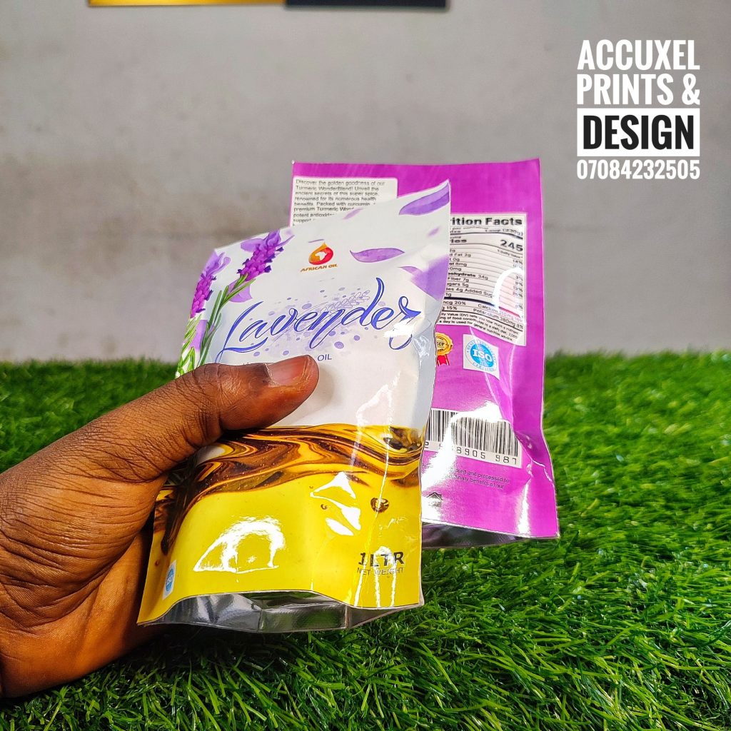 Get Custom Oil Pouch Packaging Design And Printing (Low Minimum Order ...