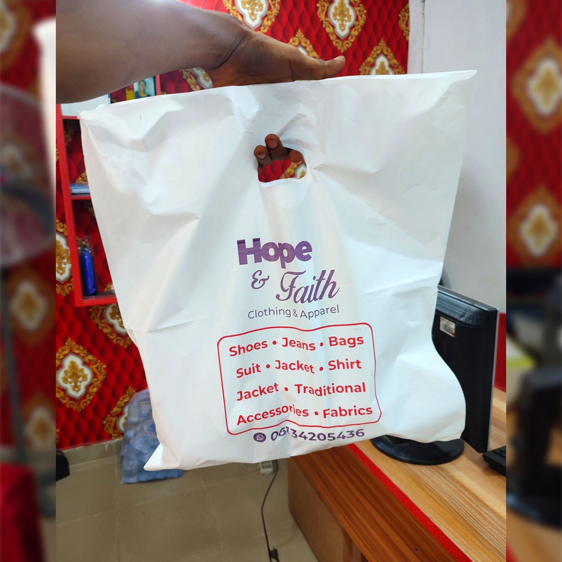 Get Custom Printed Packaging Polybag Nylon For Boutique - Design And ...