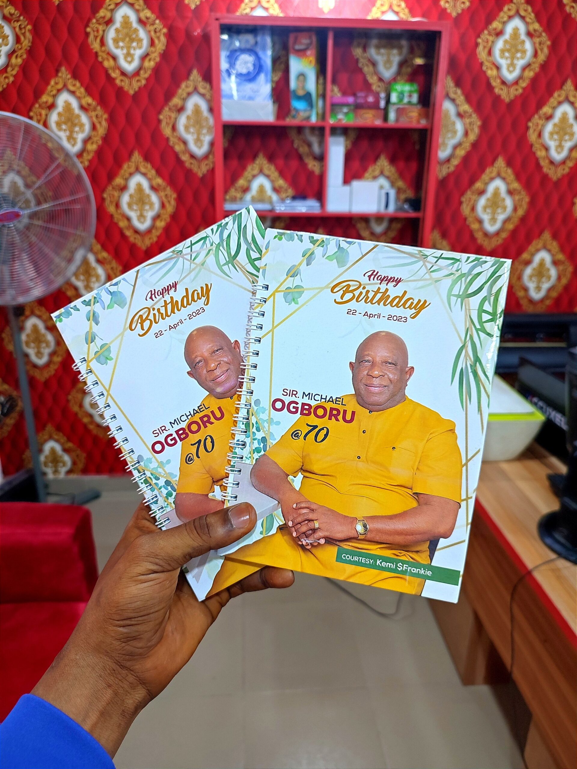 Get Custom 70th Birthday Jotter Design And Printing - Design And ...