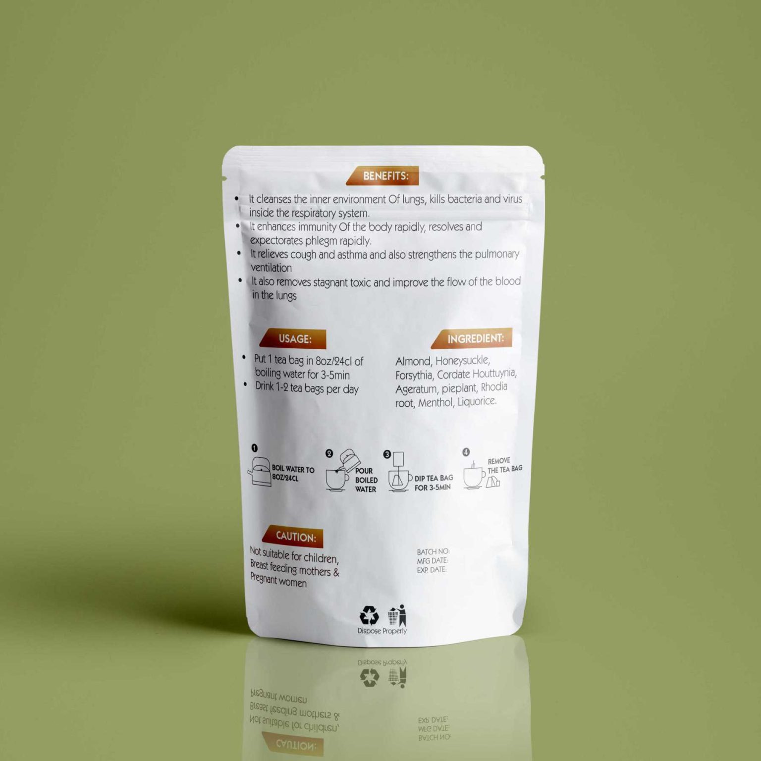 Get Custom Turmeric Pouch Design And Printing (Low Minimum Order ...