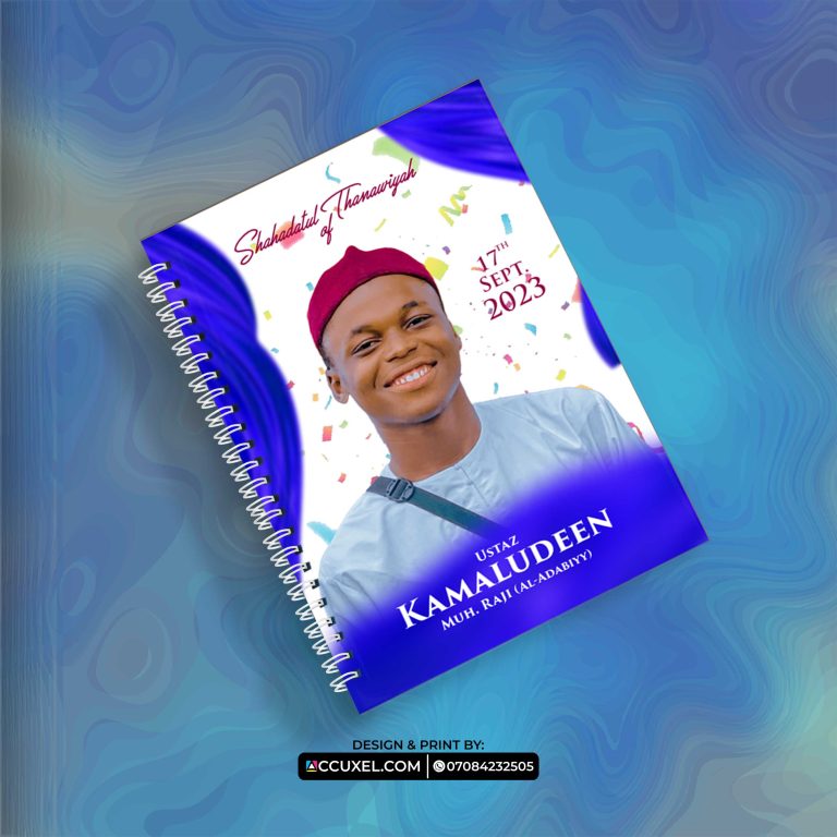 Get Walimat Graduation Jotter Design And Printing - Design And Printing ...