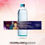 Get Custom Wedding Water Bottle Label Sticker Design And Printing ...