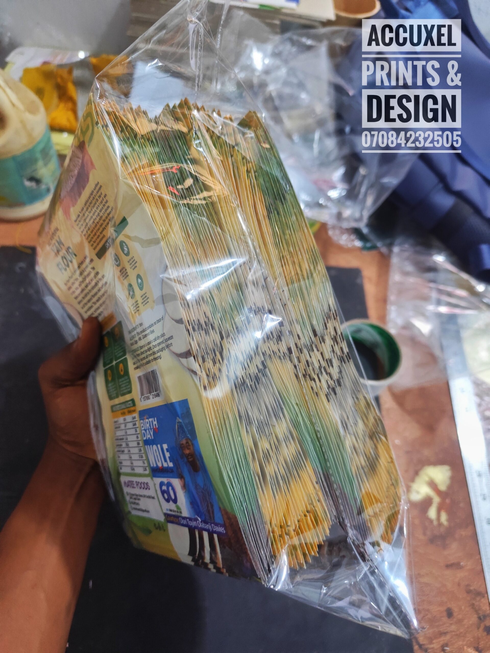 Get Yam Flour Packaging Pouch Design And Printing - Design And Printing ...