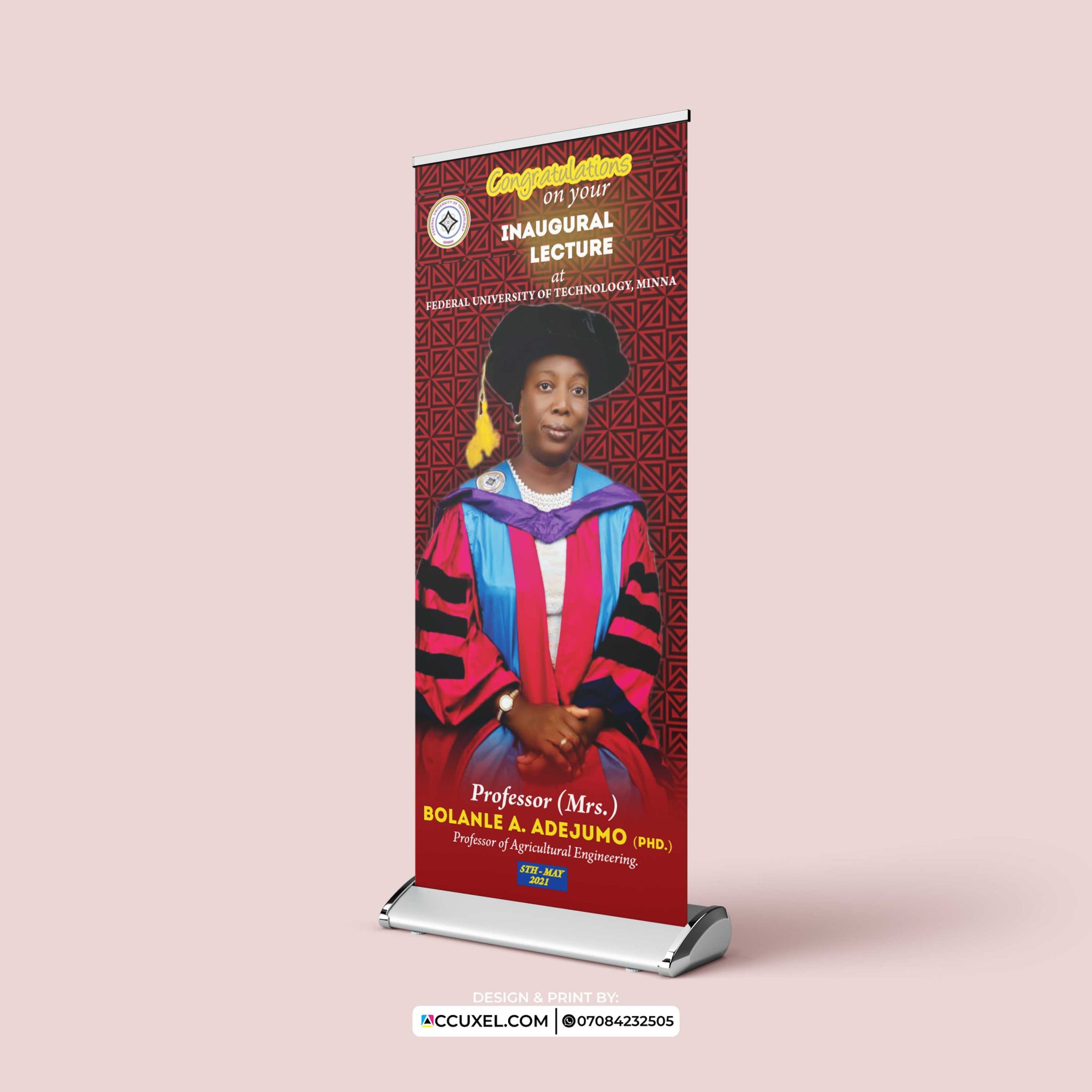Get Custom Convocation Roll Up Banner Design And Printing - Design And ...