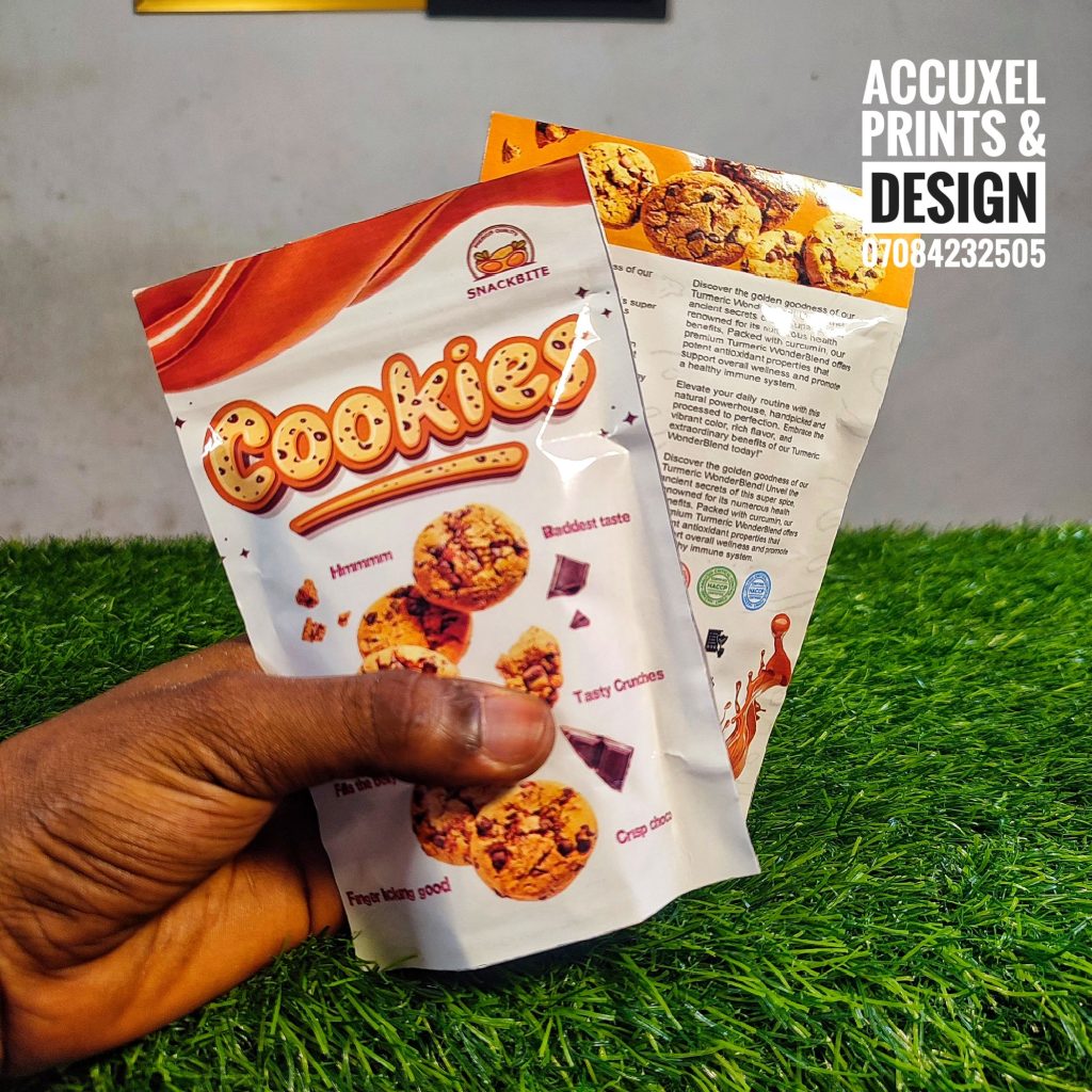 Get Custom Snacks Pouch Packaging Design And Printing (Low Minimum ...