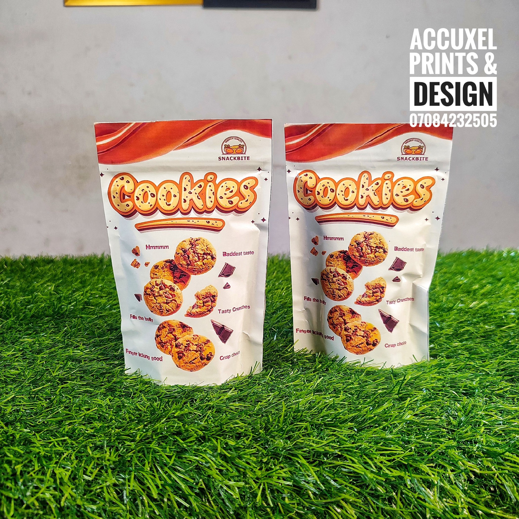 Get Custom Snacks Pouch Packaging Design And Printing (Low Minimum ...