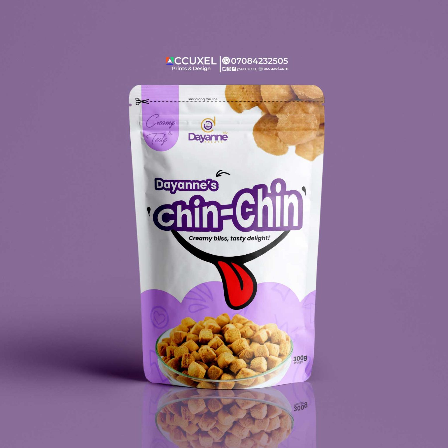 Get Custom Chin Chin Pouch Design And Printing (Low Minimum Order ...