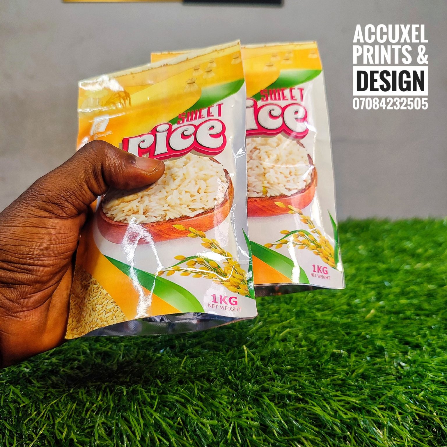 Get Custom Rice Pouch Packaging Design And Printing (Low Minimum Order ...