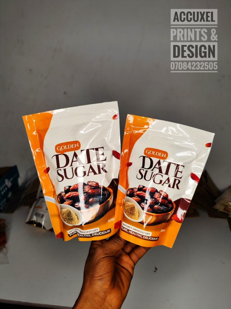 Get Dates Powder Packaging Pouch Design Printing - Design And Printing ...