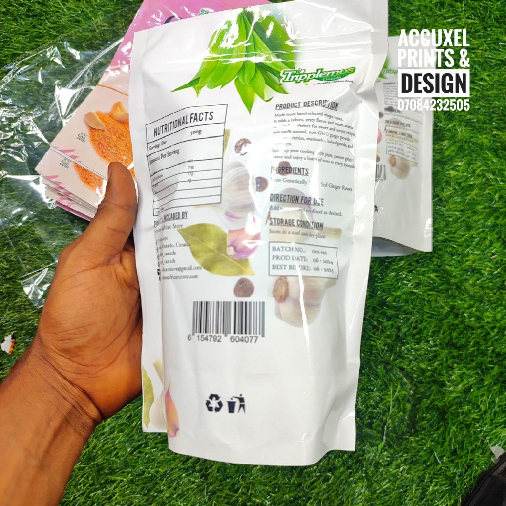 Get Custom Garlic Spice Powder Pouch Design And Printing (Low Minimum ...