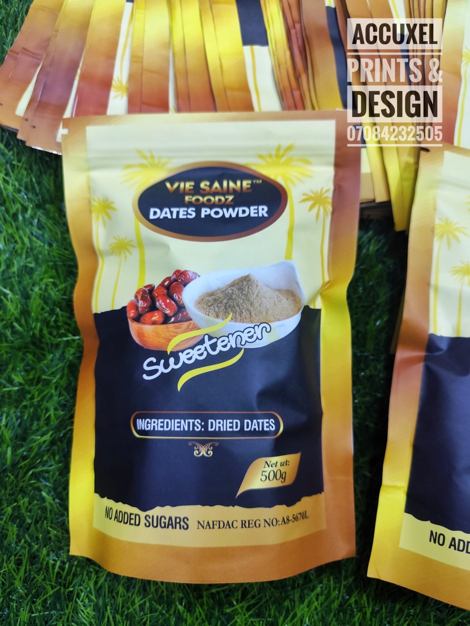 Get Dates Powder Packaging Pouch Design Printing - Design And Printing ...