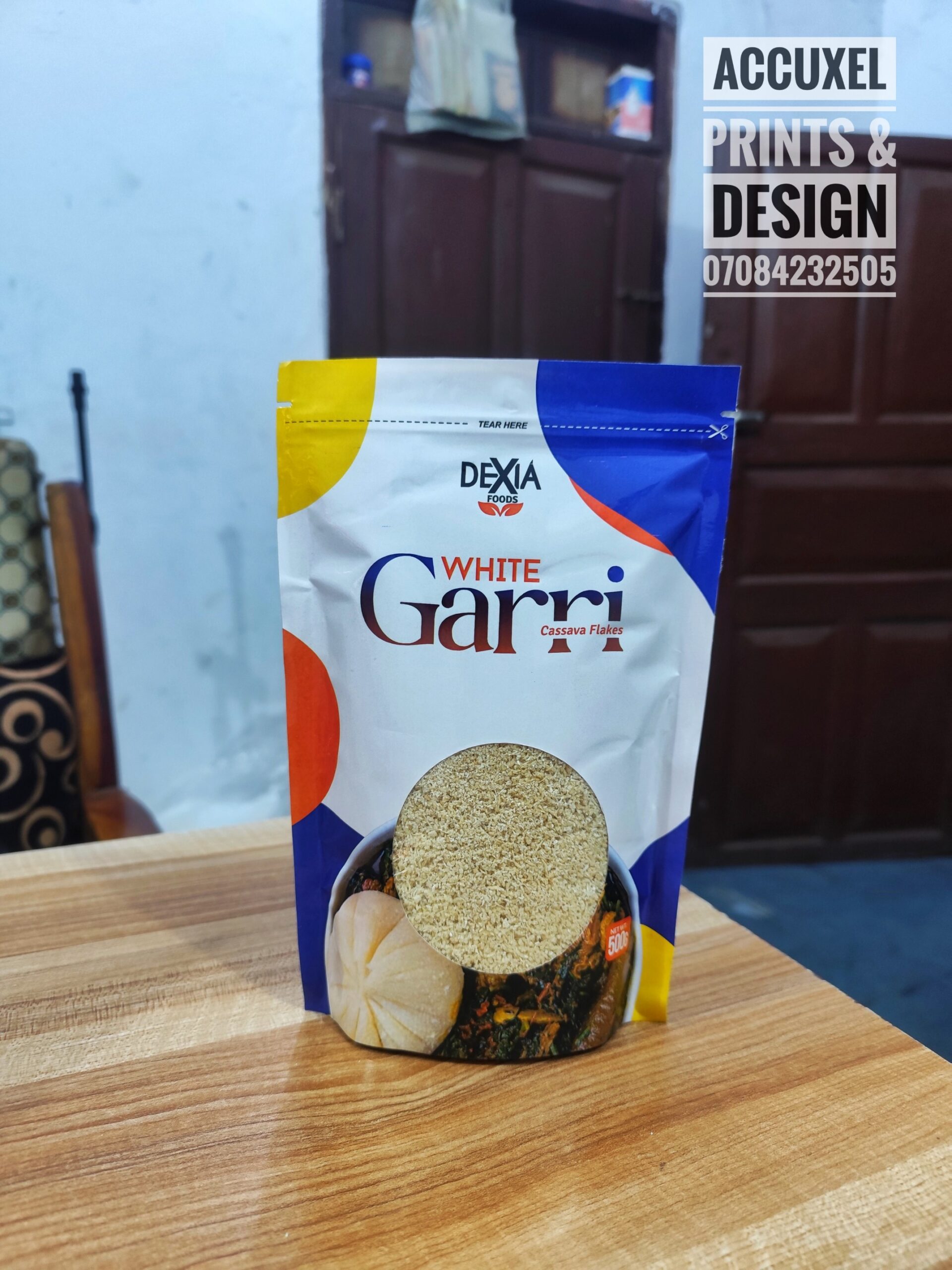 Get Custom Garri Packaging Pouch Design & Printing - Design And ...