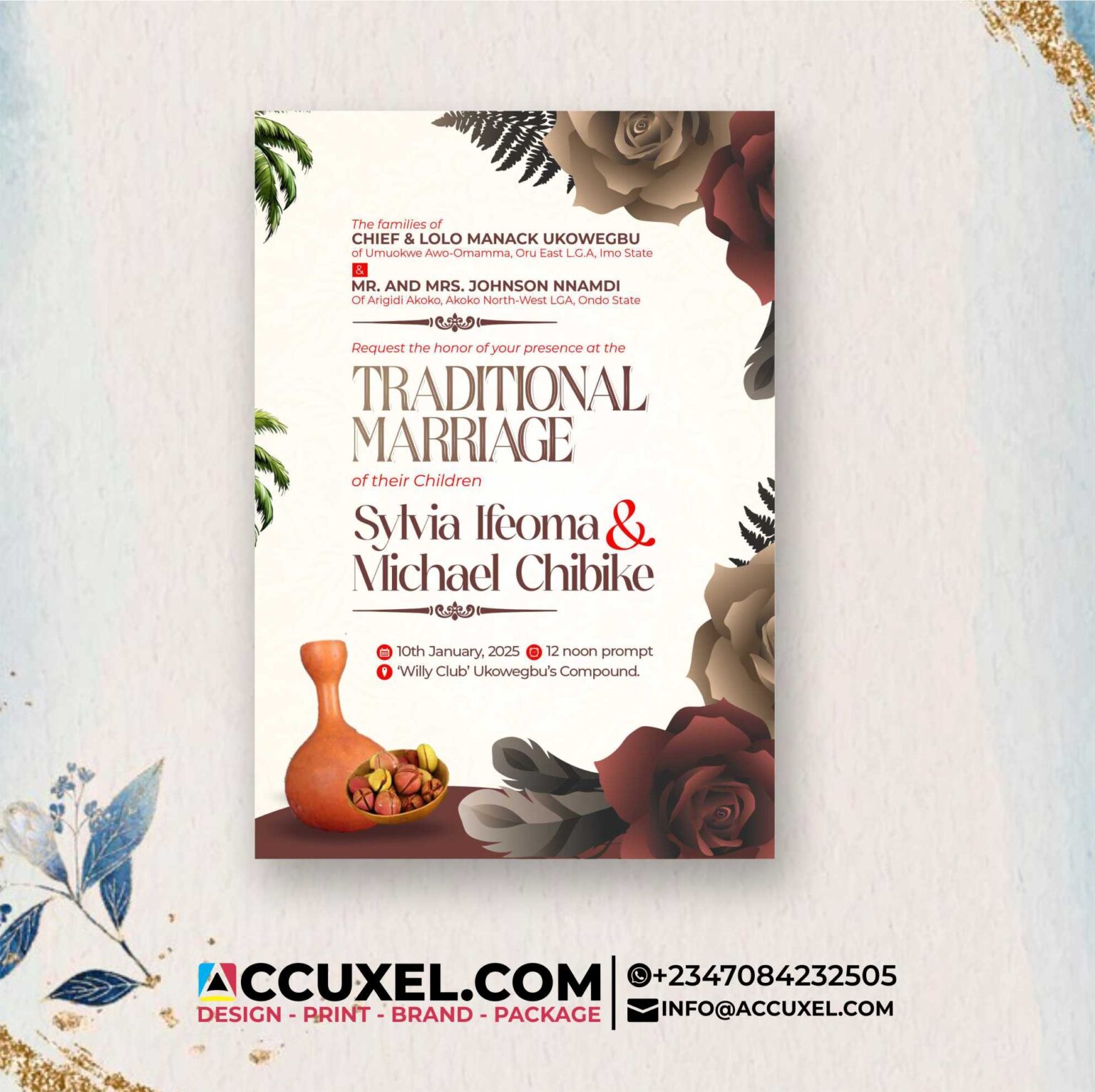 Get Igbo Traditional Wedding Invitation Cards Design And Printing ...