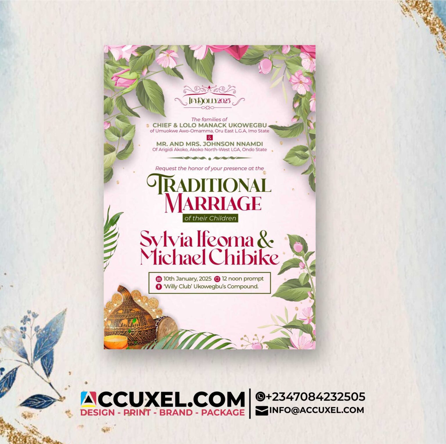 Get Igbo Traditional Wedding Invitation Cards Design And Printing ...