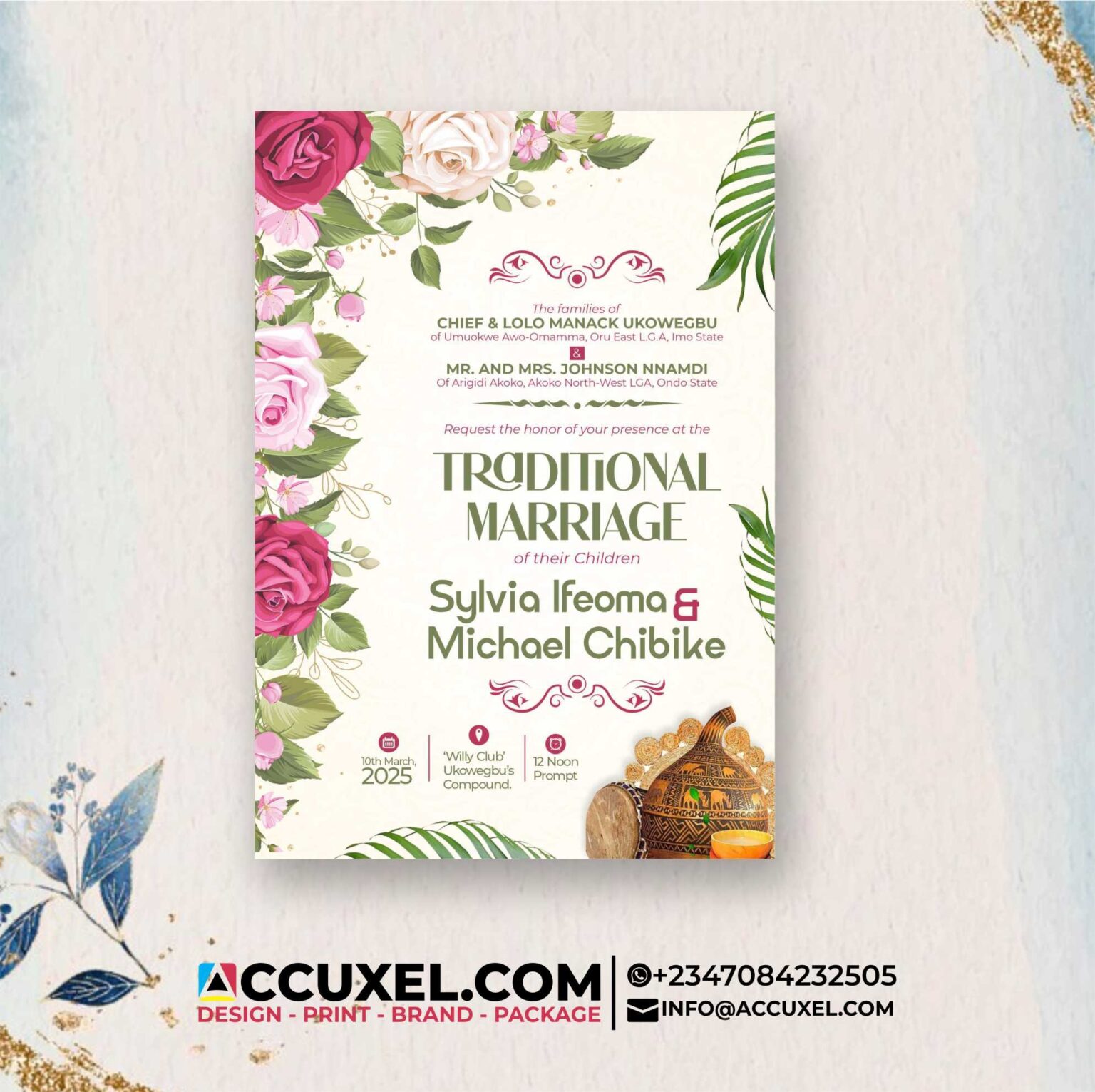 Get Igbo Traditional Wedding Invitation Cards Design And Printing ...