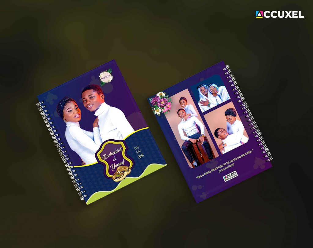 Get Creative Custom Wedding Jotter Design And Printing - Design And ...
