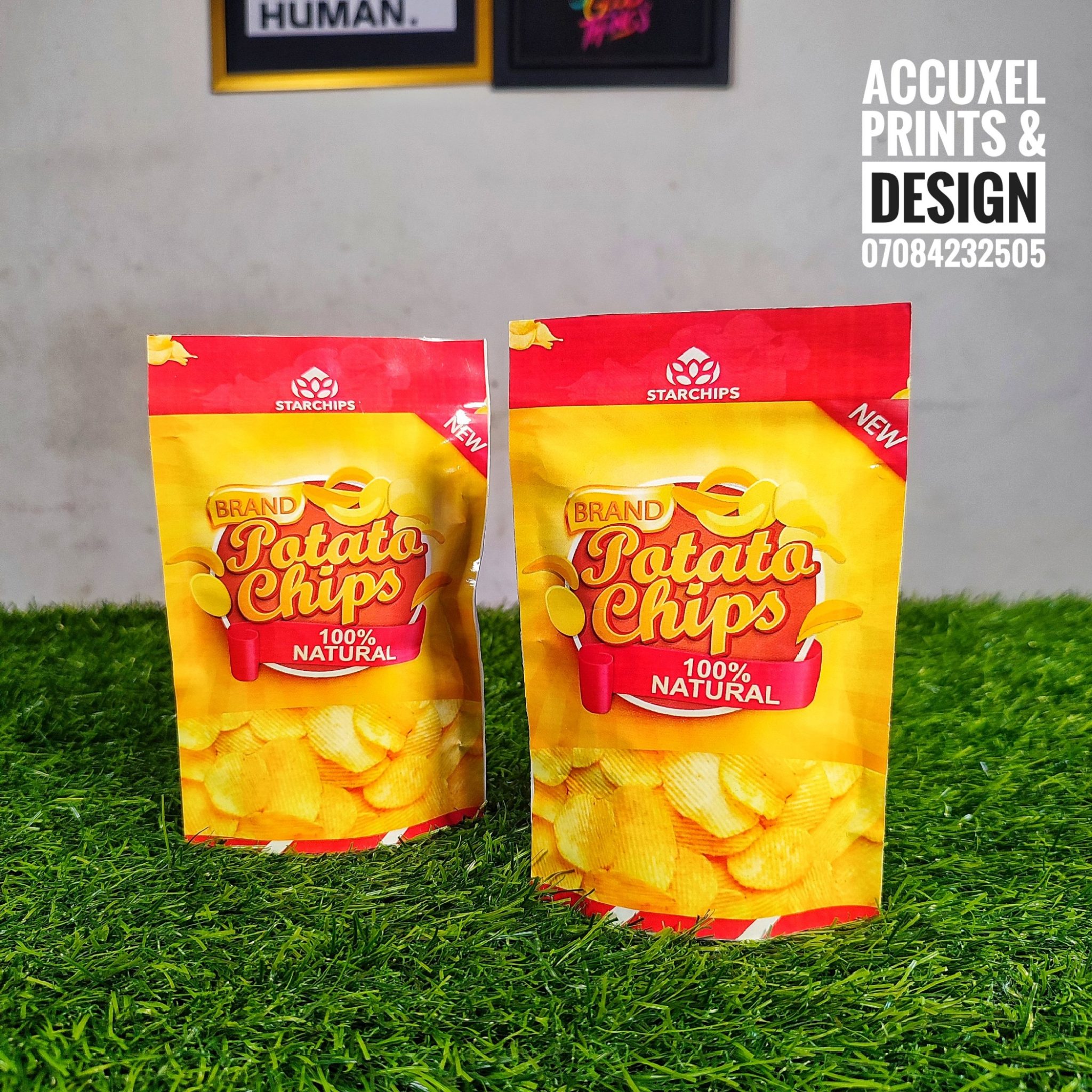 Get Custom Chips Packaging Pouch Design And Printing (Low Minimum Order ...