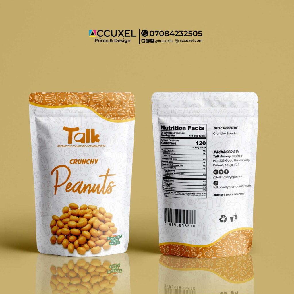 Get Custom Peanut Packaging Pouch Design And Printing - Design And ...